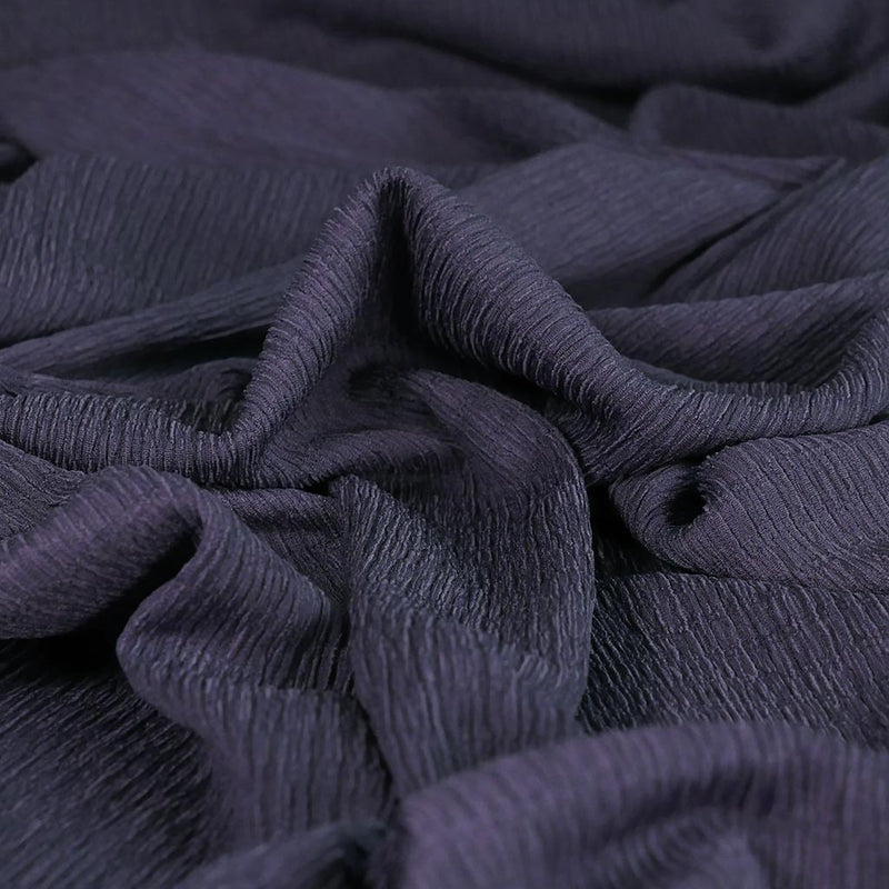 Aspen - Faded Purple Stretch Rib Fabric - Patterns and Plains