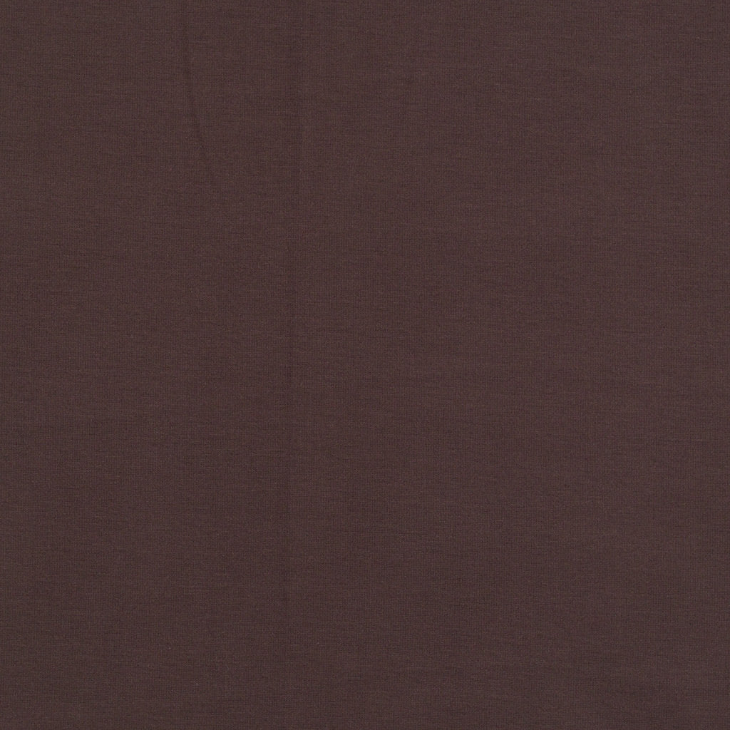 Rome - Brown Coffee, Viscose Rich Heavy Ponte de Roma Stretch Fabric ...