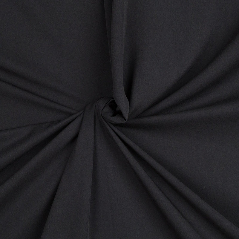Trieste - Black Modal, Bamboo and Tencel Woven Twill Fabric - Patterns ...