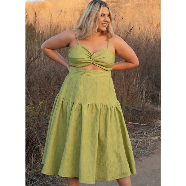 Know Me Pattern ME2073 Misses' Crop Top and Skirt by Alisha Grace 2073 ...