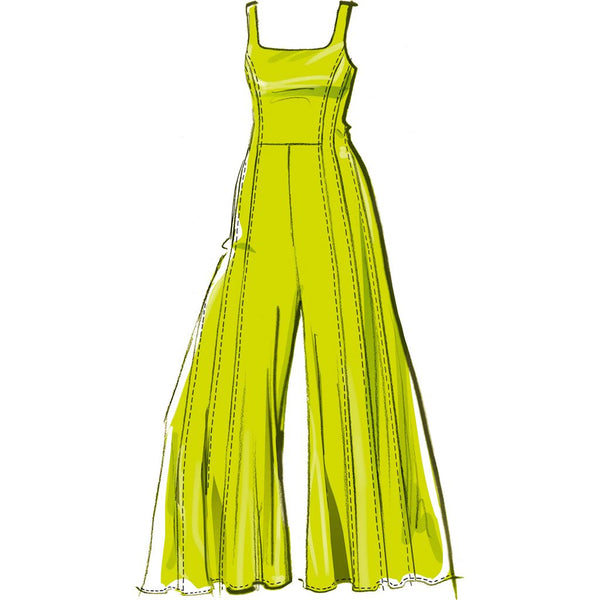 McCall's Pattern M8513 Women's Knit Jumpsuits and Dress 8513 - Patterns ...