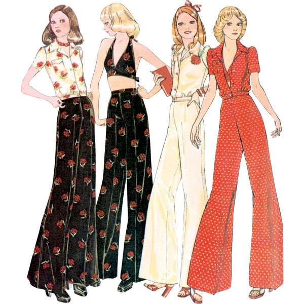 McCall's Pattern M8622 Misses' Blouse, Halter and Pants 8622 - Patterns ...