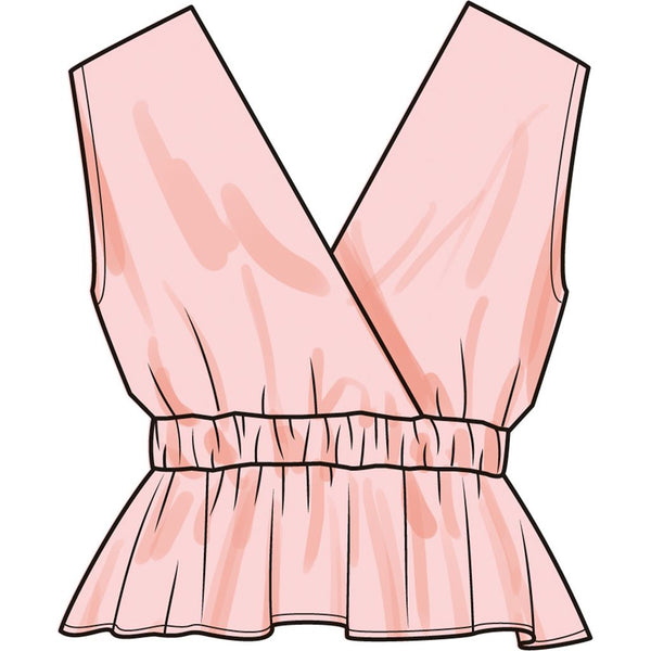 Simplicity Sewing Pattern S3004 Misses' Top with Sleeve Variations 3004 - Patterns and Plains