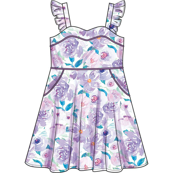 Simplicity Sewing Pattern S3112 Toddlers' Dress, Top and Shorts 3112 ...