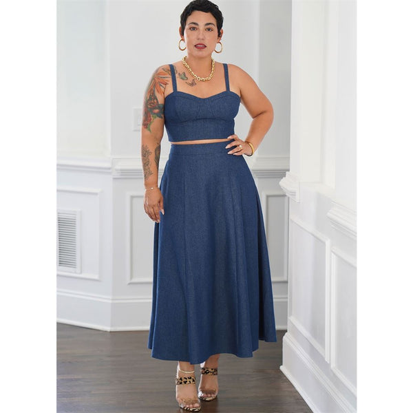 Simplicity Sewing Pattern S9894 Misses' and Women's Top and Skirt in ...