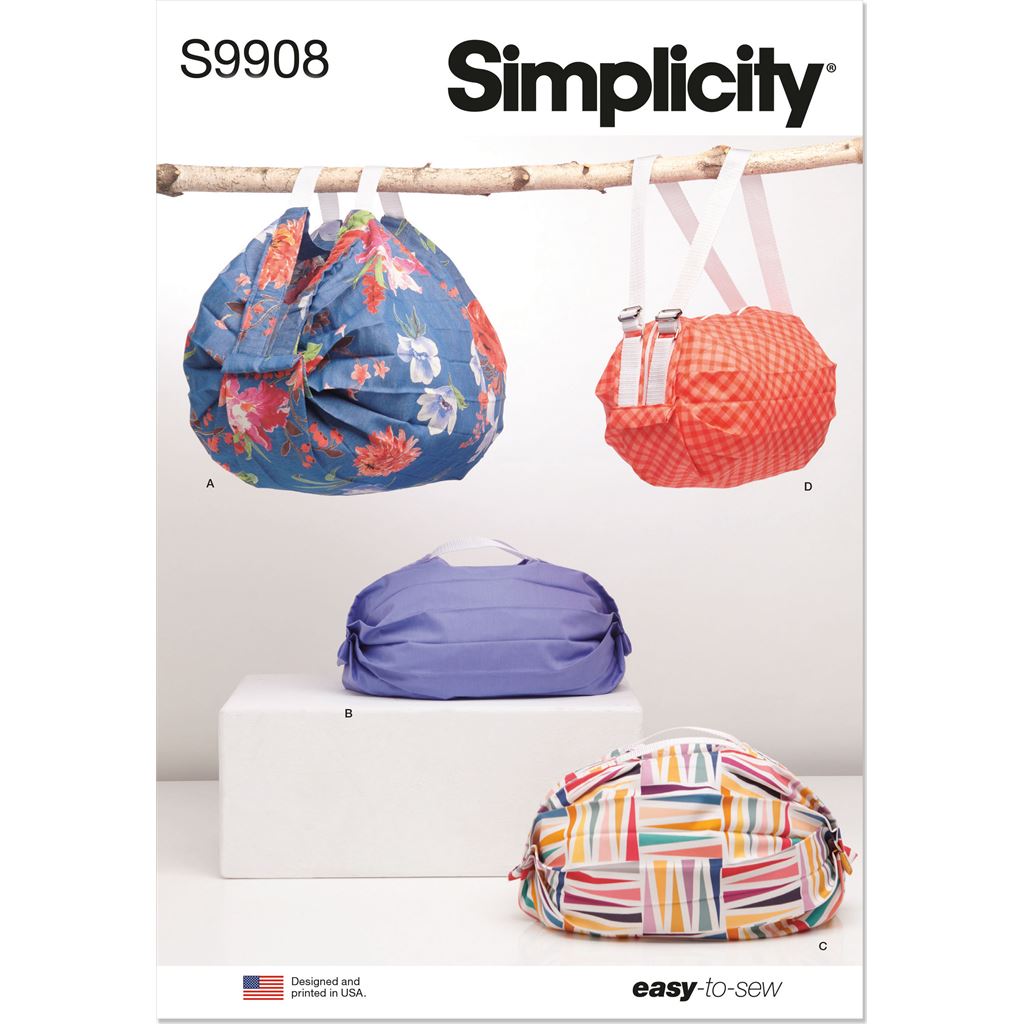 Simplicity Sewing Pattern S9908 Bag in Four Sizes 9908 - Patterns and ...