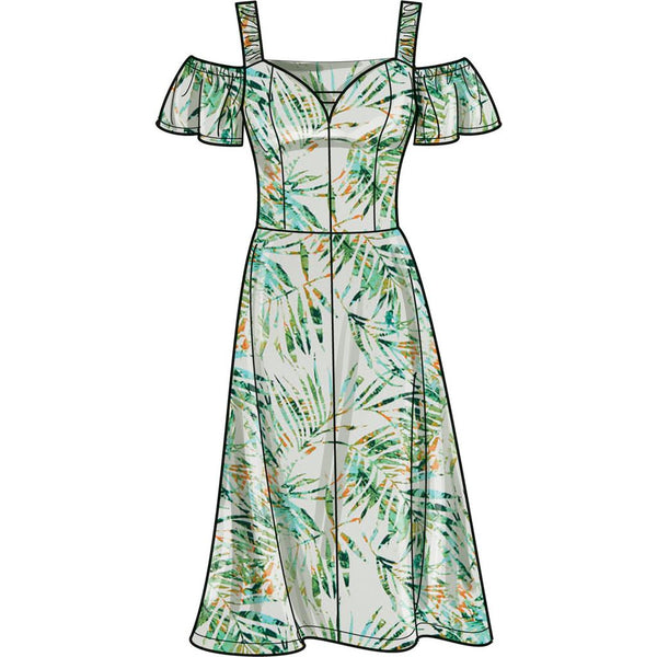 Simplicity Sewing Pattern S9918 Misses' Dress with Sleeve and Length ...