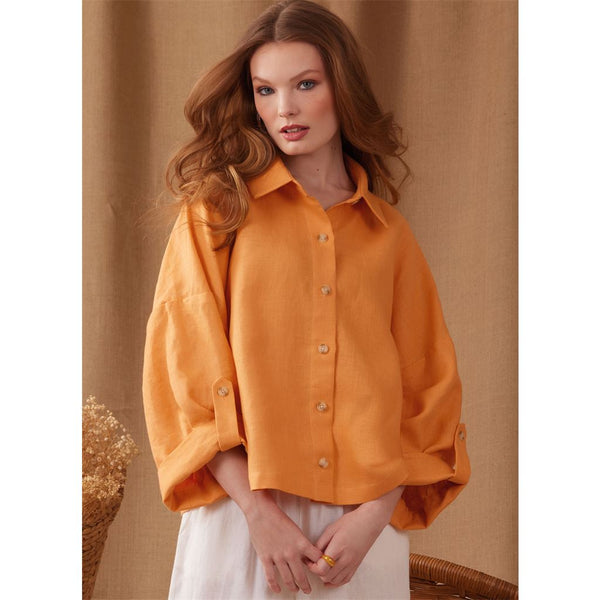 Simplicity Sewing Pattern S9952 Misses' Shirts 9952 - Patterns and Plains