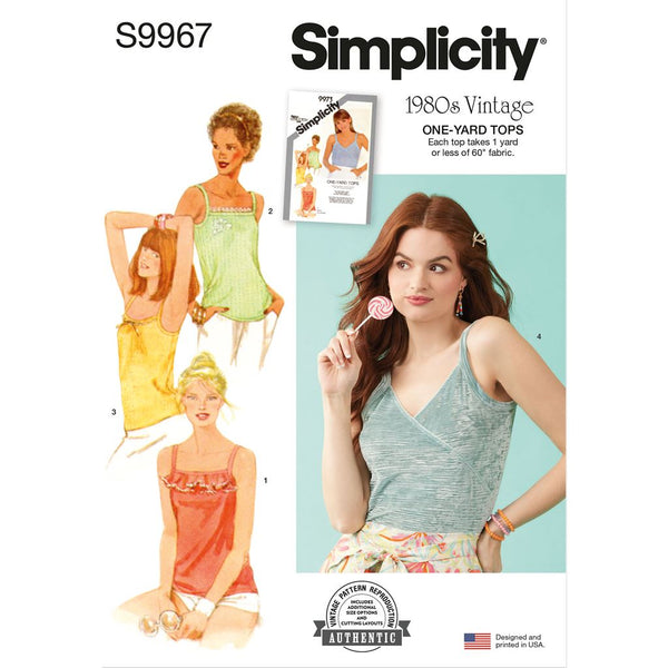 Simplicity Sewing Pattern S9967 Misses' Pullover Knit Tops 9967 ...