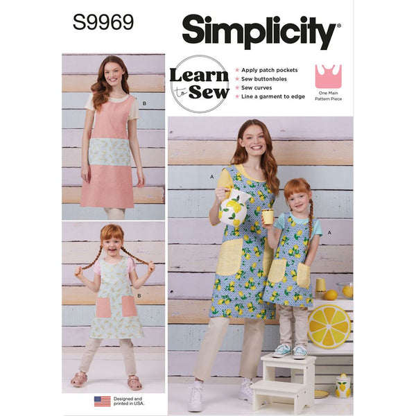Simplicity Sewing Pattern S9969 Children's and Misses' Reversible ...