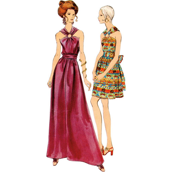 Vogue Pattern V2042 Misses' Dress In Two Lengths 2042 - Patterns and Plains