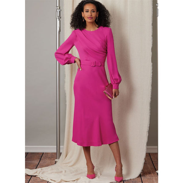 Vogue Pattern V2043 Misses' Dresses and Belt 2043 - Patterns and Plains