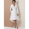 Vogue Pattern V2125 Misses' and Miss Petite Double Breasted Coat Dress ...