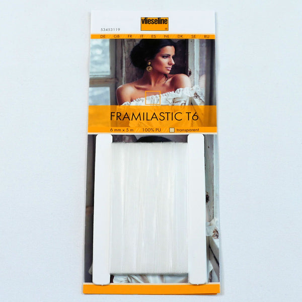 Vlieseline Framilastic Transparent Elastic 6mm x 5m - Patterns and Plains