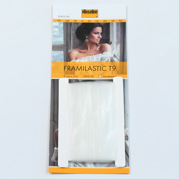 Vlieseline Framilastic Transparent Elastic 9mm x 5m - Patterns and Plains