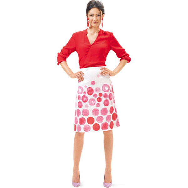 Burda B6682 Women's Skirt Sewing Pattern 6682 - Patterns and Plains