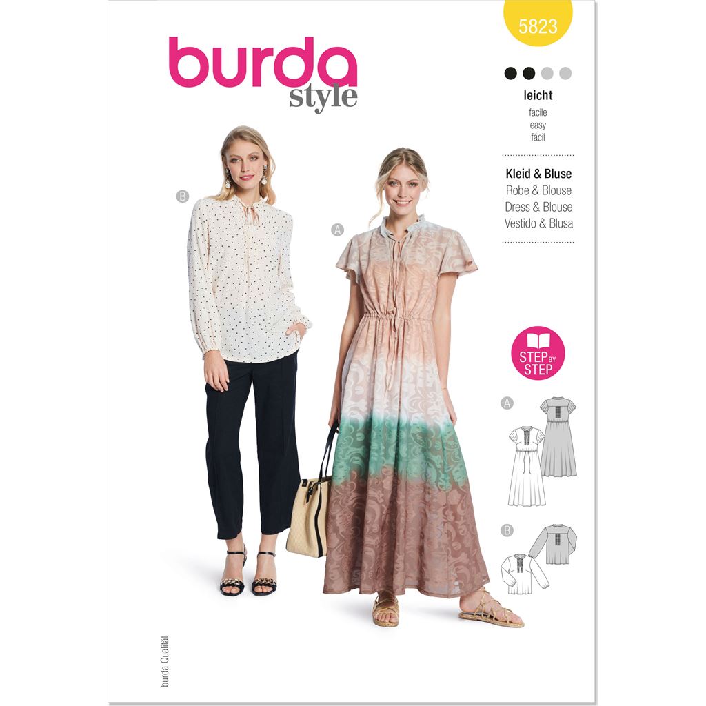 Patterns Tagged "Tops and Blouses" Page 3 - Patterns and Plains