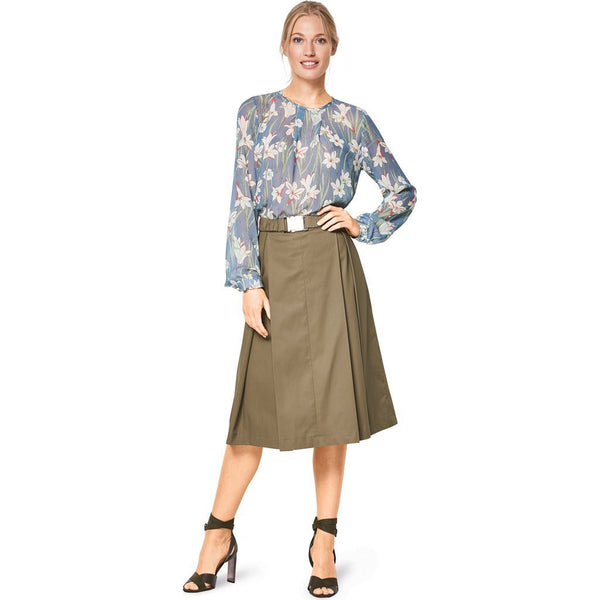 Burda Style Pattern B6434 Women's Feminine Blouses 6434 - Patterns and ...