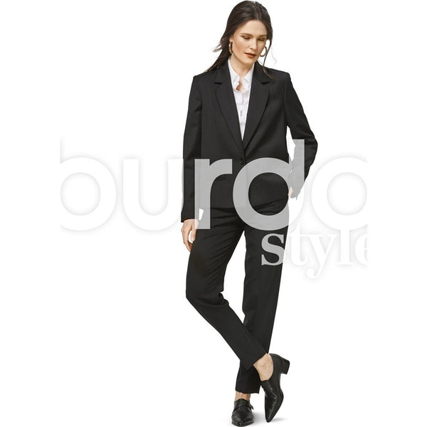 Burda Style Pattern B6463 Women's Blazer 6463 - Patterns and Plains
