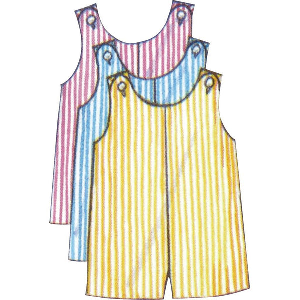 Butterick Pattern B5625 Infants' Romper, Jumper, Panties and Hat 5625 ...