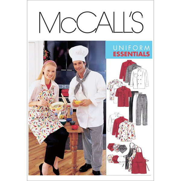 McCall's Pattern M2233 Misses' and Men's Jacket, Shirt, Apron, Pull-On ...