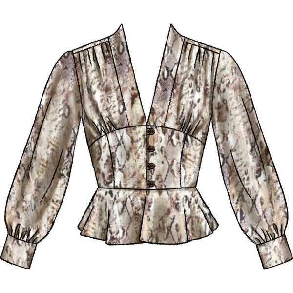 McCall's Pattern M7978 Misses' Tops 7978 - Patterns and Plains