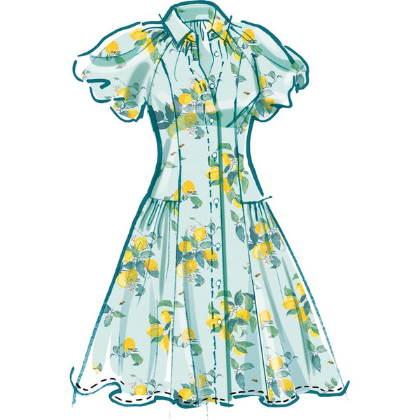 McCall's Pattern M8384 Misses' Shirtdress 8384 - Patterns and Plains