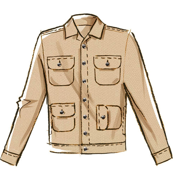 McCall's Pattern M8393 Men's Jacket, Shorts and Pants 8393 - Patterns ...