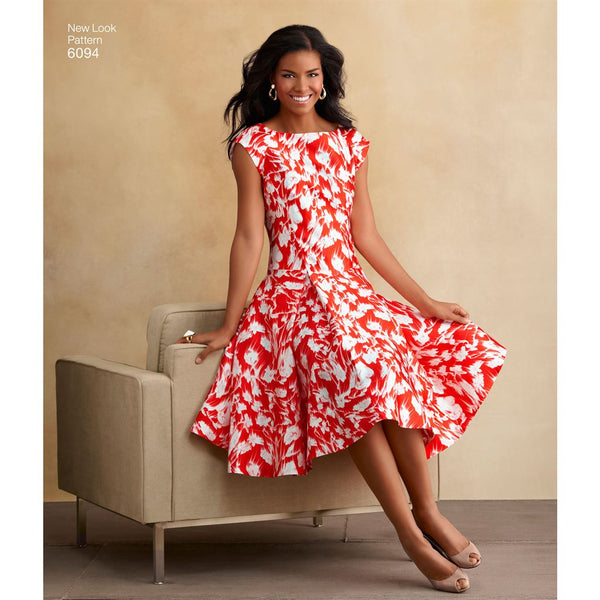 New Look Pattern 6094 Misses' Dresses - Patterns and Plains