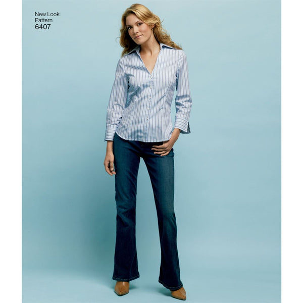 New Look Pattern 6407 Misses Tops - Patterns and Plains