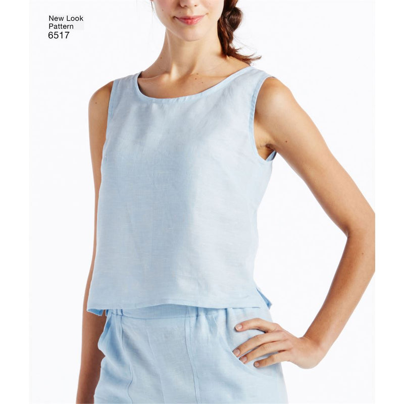 New Look Pattern 6517 Women's Dress, Tunic, Top, Pants, and Scarf ...