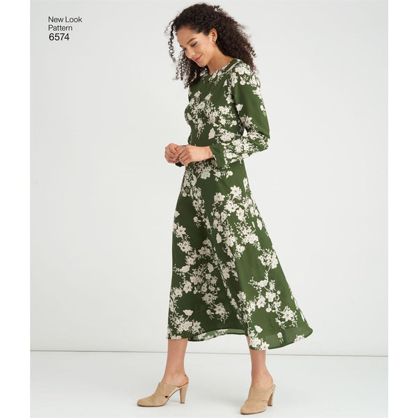 New Look Pattern 6574 Misses' Dresses - Patterns and Plains