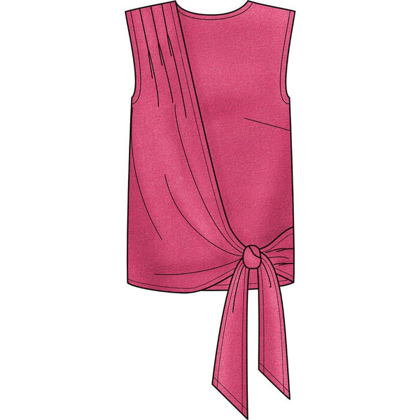 New Look Sewing Pattern N6662 Misses' Drape Top & Wide Leg Pants 6662 ...