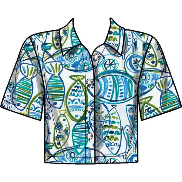 New Look Sewing Pattern N6697 Top and Skirt 6697 - Patterns and Plains