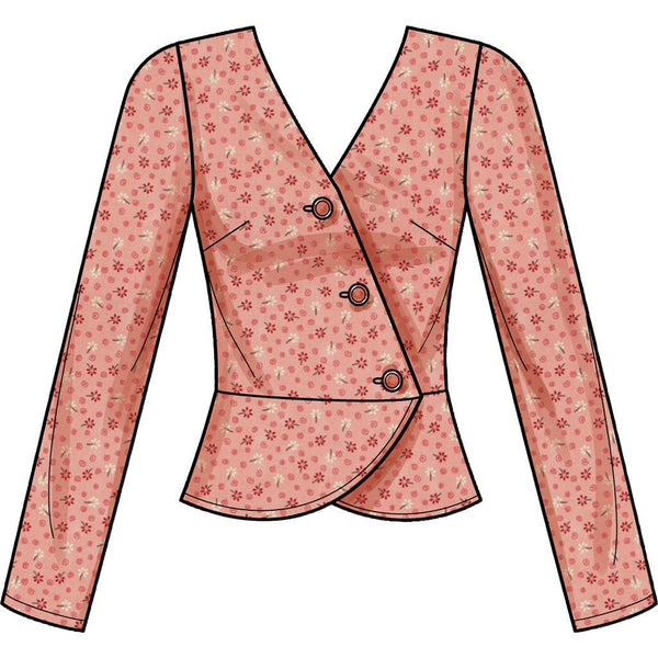 New Look Sewing Pattern N6700 Misses' Tops 6700 - Patterns and Plains