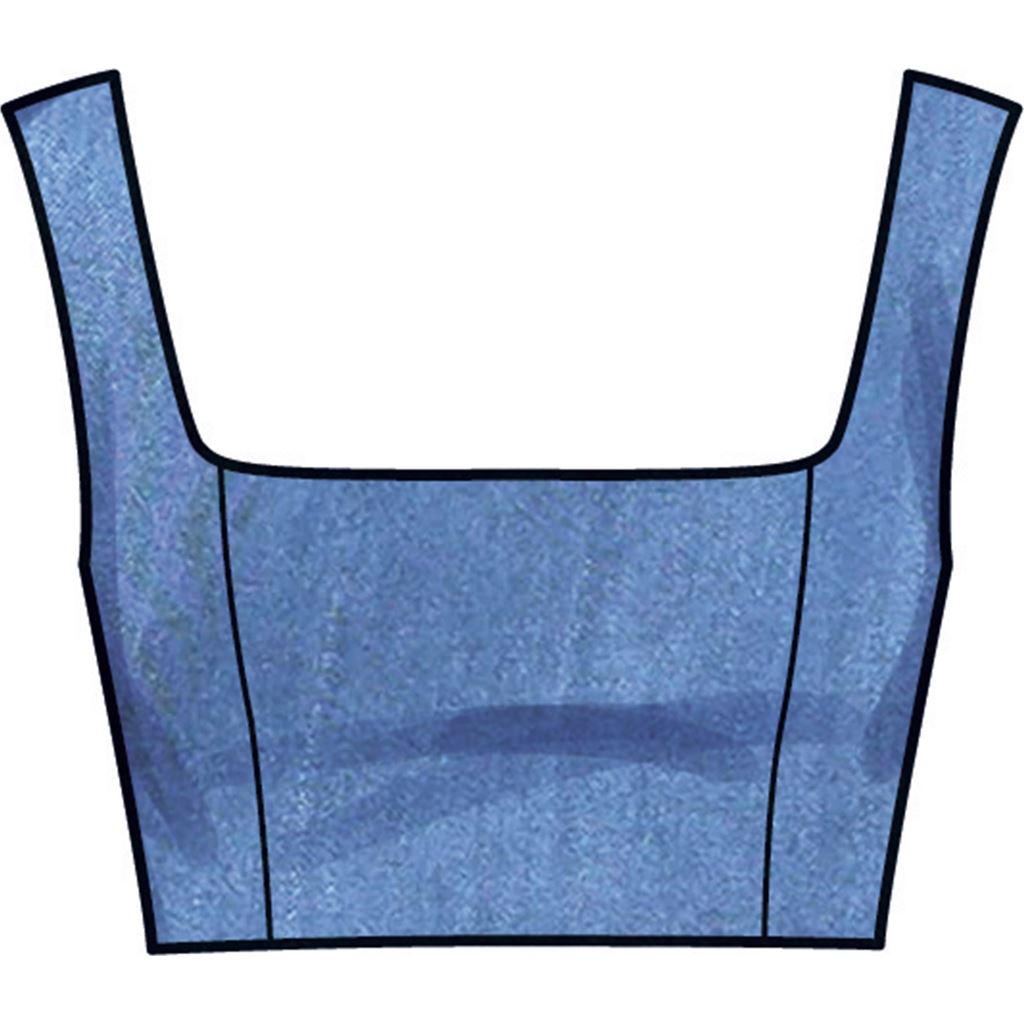 New Look Sewing Pattern N6722 Misses' Bra Tops and Wrap Skirt 6722 ...