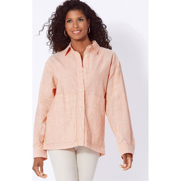 New Look Sewing Pattern N6724 Unisex Shirt 6724 - Patterns and Plains