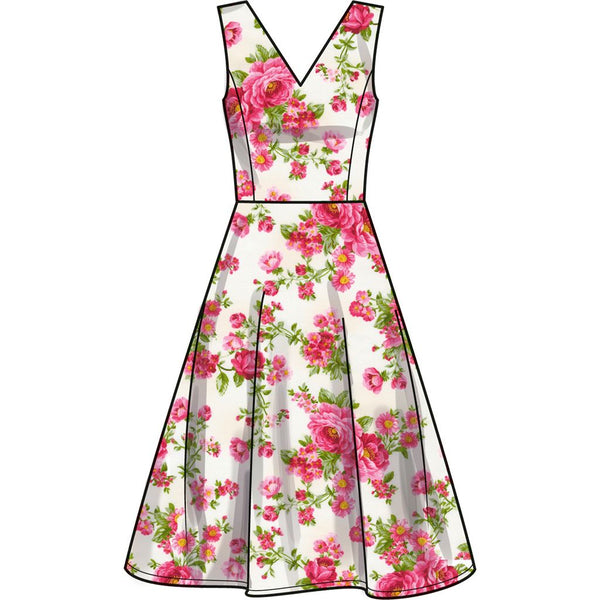 New Look Sewing Pattern N6748 Misses' Dress With Sleeve Variations 6748 ...