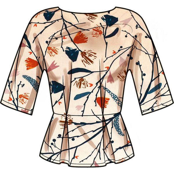 New Look Sewing Pattern N6753 Misses' Top With Sleeve Variations 6753 ...