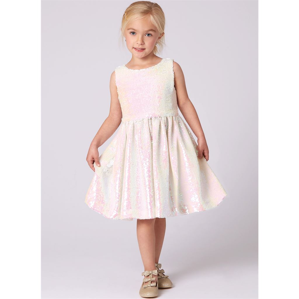 New Look Sewing Pattern N6763 Children's Dress 6763 - Patterns and Plains