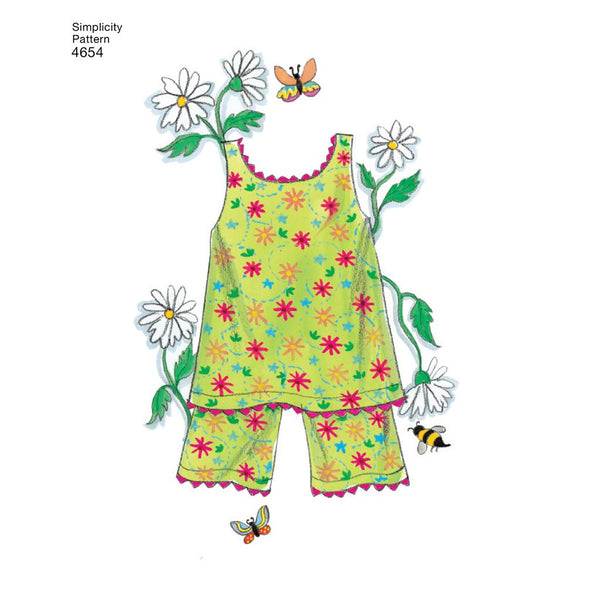 Simplicity Pattern 4654 Doll Clothes - Patterns and Plains