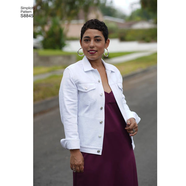 Simplicity Pattern S8845 Mimi G Jean Jacket 8845 - Patterns and Plains