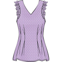 Simplicity Sewing Pattern S8921 Misses' Tops 8921 - Patterns and Plains