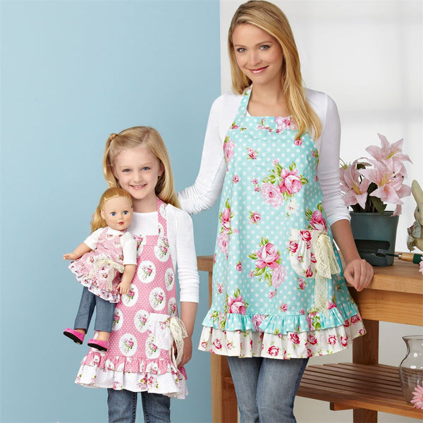 Simplicity Sewing Pattern S9395 Aprons for Misses, Children and 18 ...