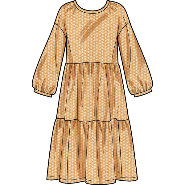 Simplicity Sewing Pattern S9454 Children's and Misses' Dress and Top ...