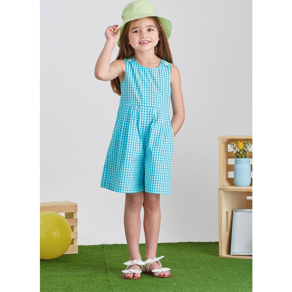 Simplicity Sewing Pattern S9617 Children's and Girls' Jumpsuit, Romper ...