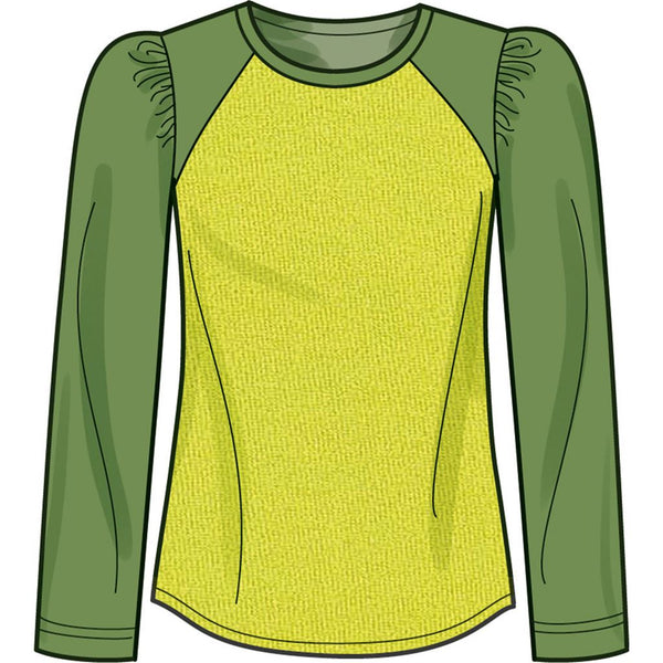 Simplicity Sewing Pattern S9645 Misses' Knit Tops 9645 - Patterns and ...