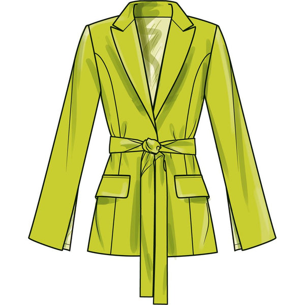 Simplicity Sewing Pattern S9688 Misses' and Women's Jacket with Tie ...