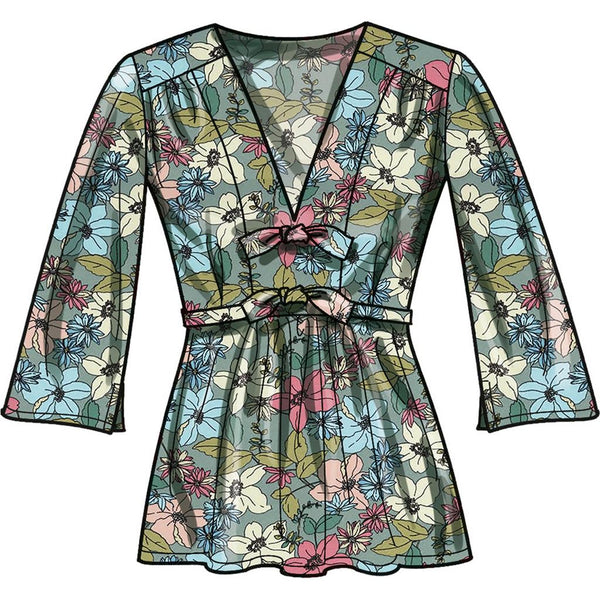 Simplicity Sewing Pattern S9748 Misses' Top with Sleeve Variations 9748 ...