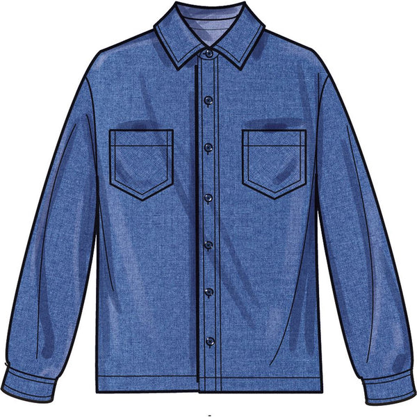 Simplicity Sewing Pattern S9864 Girls' and Boys' Shirt and Cargo Pants ...